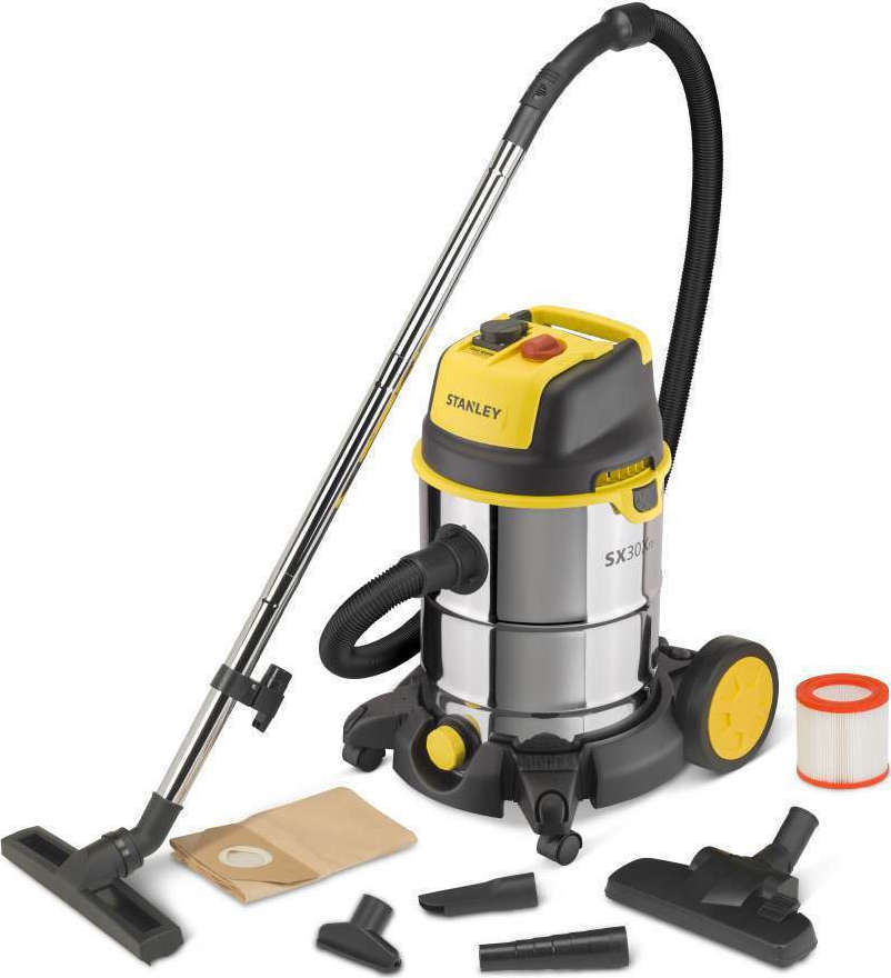 STANLEY ΣΚΟΥΠΑ ΗΛΕΚΤΡΙΚΗ STANLEY SXVC30XTDE | 1.600W | ΥΓΡΩΝ - ΣΤΕΡΕΩΝ ...